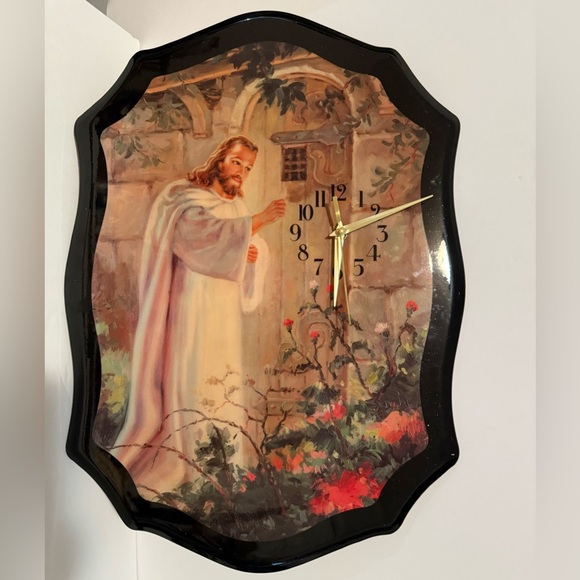 Wall Decor | Clockjesus Knocking At The Door22x15 | Poshmark